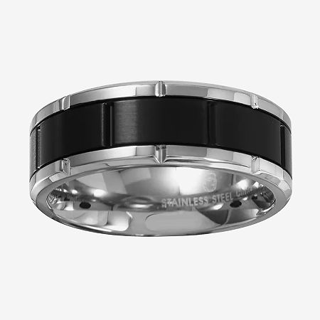 Click here for Mens Stainless Steel Wedding Band  12  Grey prices