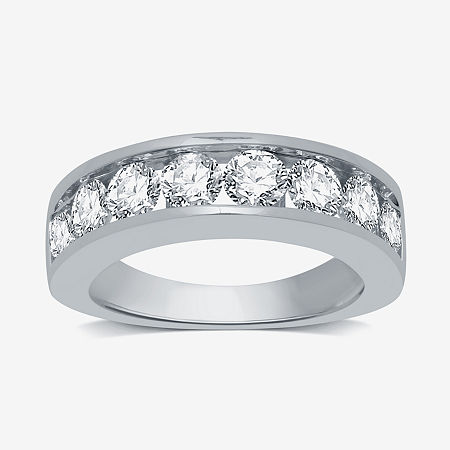 Click here for Deluxe Collection Womens 3MM 2 CT. T.W. Natural Wh... prices