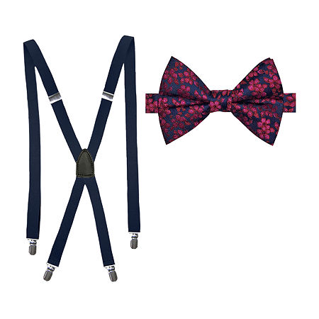 Click here for J. Ferrar Floral Floral Bow Tie Set  One Size  Blu... prices