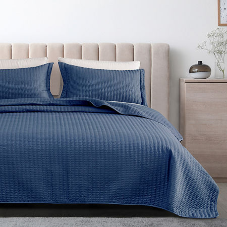 Click here for Linery Detailed Channel Stitch Reversible Quilt Se... prices