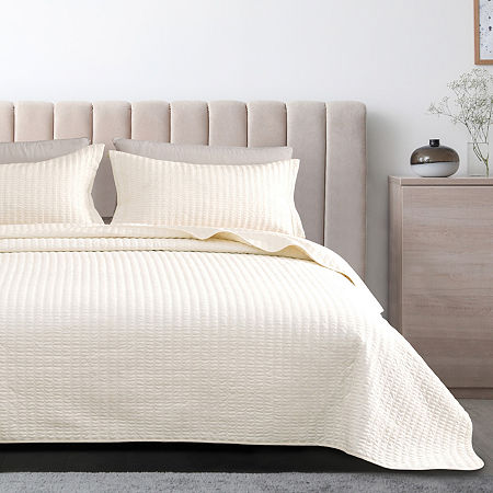 Click here for Linery Detailed Channel Stitch Reversible Quilt Se... prices