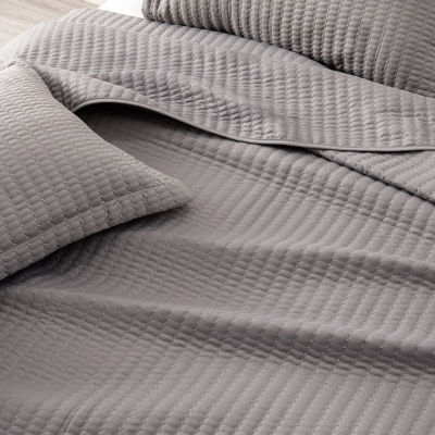 Linery Detailed Channel Stitch Reversible Quilt Set EC700049 - JCPenney
