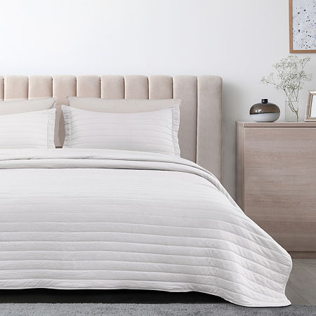 Click here for Linery Channel Stitch Reversible Quilt Set  One Si... prices