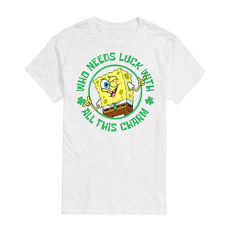 Click here for Mens Short Sleeve St. Patricks Day Spongebob Graph... prices