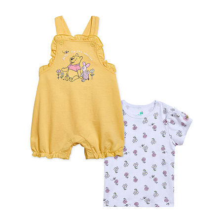 Click here for Disney Baby Girls 2-pc. Winnie The Pooh Shortall S... prices