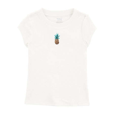 Click here for Carters Little & Big Kid Girls Round Neck Short Sl... prices