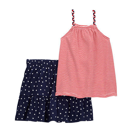 Click here for Carters Americana Toddler Girls 2-pc. Skort Set  5... prices
