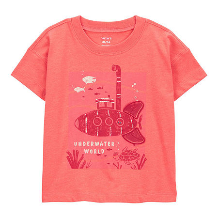 Click here for Carters Toddler Boys Round Neck Short Sleeve Regul... prices