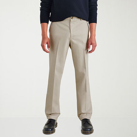 Dockers Mens Signature Classic Fit Iron Free Khaki Pants with Stain Defender - Cloud