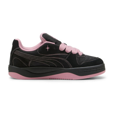 PUMA Park Luna Satin Princess Womens Sneakers, Color: Black Poised Pink ...