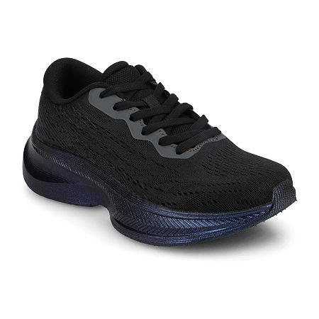 Journee Collection Womens Blume Casual Lace-Up Sneakers - Black