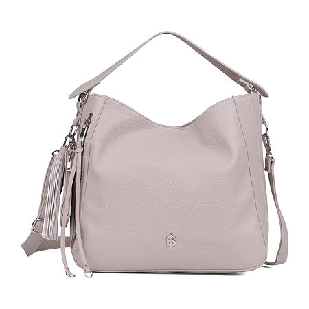Click here for Julia Buxton Vegan Leather Hobo Bag  One Size  Bei... prices