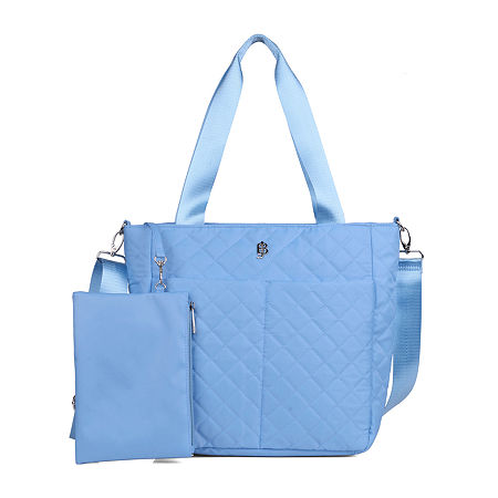 Click here for Julia Buxton Quilted Nylon With Wristlet Tote Bag... prices
