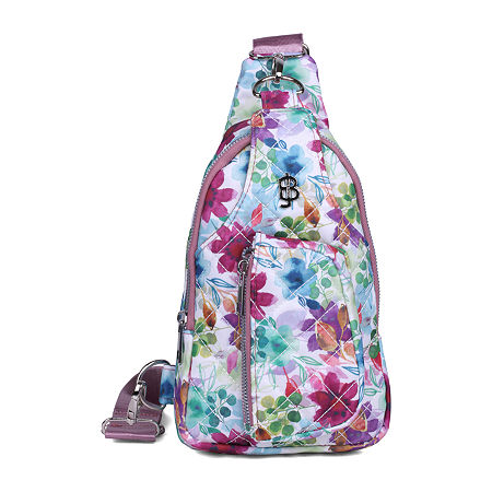 Click here for Julia Buxton Quilted Nylon Sling Bag  One Size  Bl... prices