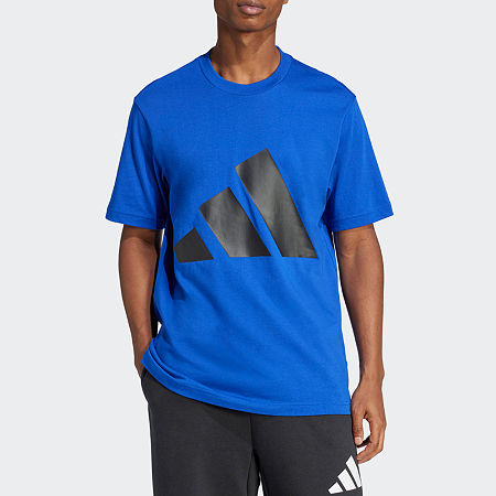 Click here for adidas Mens 3 Bar Logo Graphic Cotton T-Shirt - Ro... prices