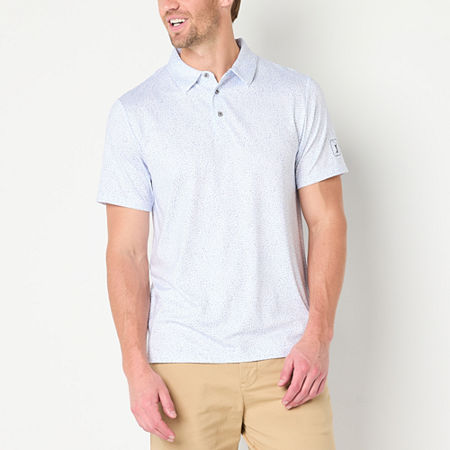 Click here for Pga Tour Mens Short Sleeve Confetti Print Golf Pol... prices