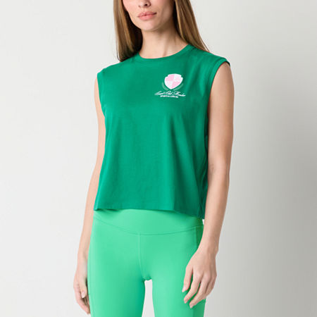 Click here for Xersion Womens Round Neck Sleeveless Graphic Muscl... prices