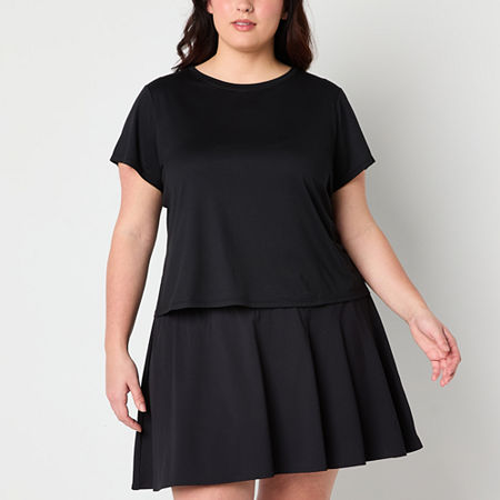 Click here for Xersion Everyday Womens Crew Neck Twist Back Short... prices