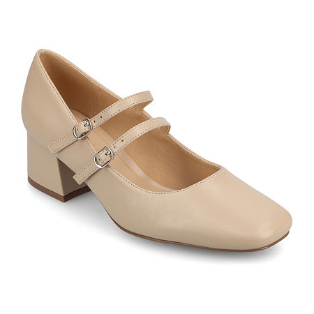 Click here for Journee Collection Nally Womens Square Block Heel... prices