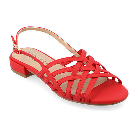 Click here for Journee Collection Womens Cassandra Woven Slingbac... prices