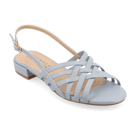 Click here for Journee Collection Womens Cassandra Woven Slingbac... prices