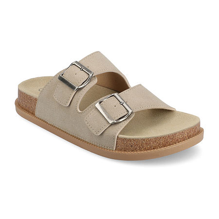 Click here for Journee Collection Womens Tula Flat Sandals  8 Med... prices