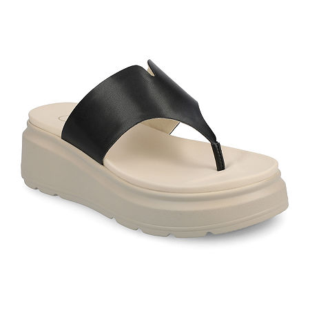 Click here for Journee Collection Womens Carah Wedge Sandals  8 1... prices