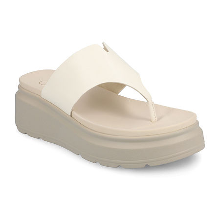 Click here for Journee Collection Womens Carah Wedge Sandals  7 1... prices