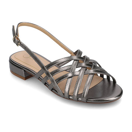 Click here for Journee Collection Womens Cassandra Woven Slingbac... prices