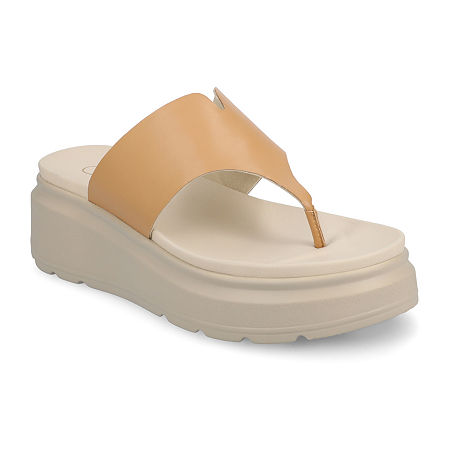 Click here for Journee Collection Womens Carah Wedge Sandals  8 1... prices