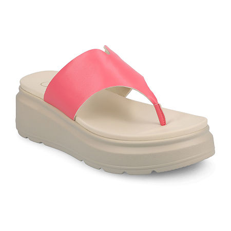 Click here for Journee Collection Womens Carah Wedge Sandals  7 1... prices