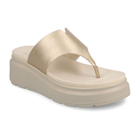 Click here for Journee Collection Womens Carah Wedge Sandals  7 1... prices