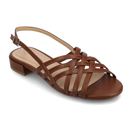 Click here for Journee Collection Womens Cassandra Woven Slingbac... prices