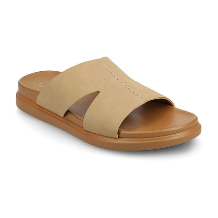Click here for Journee Collection Womens Misey Flat Sandals  6 Me... prices