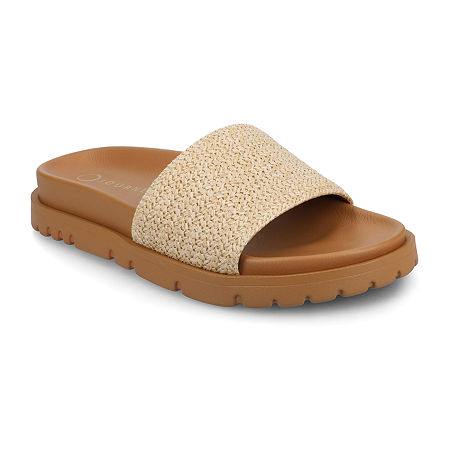 Click here for Journee Collection Womens Starr Flat Sandals  9 Me... prices