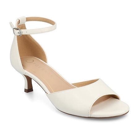 Click here for Journee Collection Womens Jezzie Peep Toe Kitten H... prices