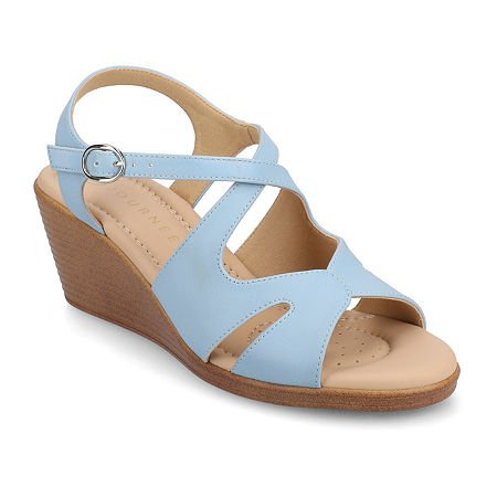 Click here for Journee Collection Womens Kedzie2 Strappy Wedge Sa... prices