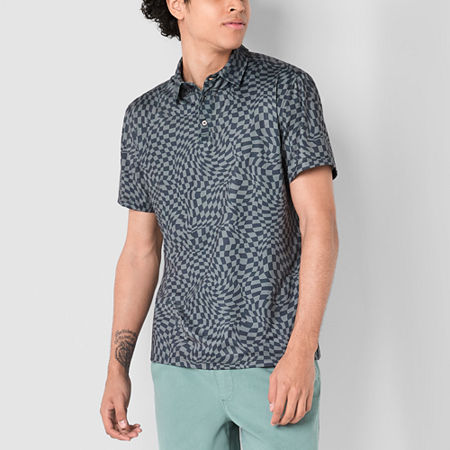 Click here for Arizona Mens Short Sleeve Polo Shirt  Small  Gray prices