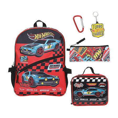 Click here for Licensed Hot Wheels 5-Piece Backpack Set  One Size... prices
