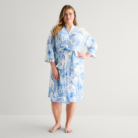Click here for LIZ FRENCH TERRY ROBE PLUS  3x  Blue prices