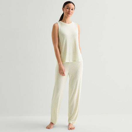 Click here for Jaclyn Womens Crew Neck Sleeveless 2-pc. Pajama Se... prices