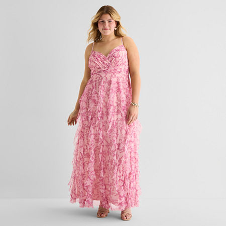 Click here for Radiante Couture Womens Juniors Plus Floral A-Line... prices