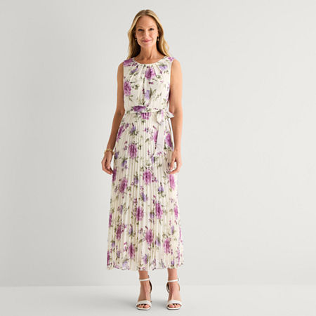 Click here for Studio 1 Womens Sleeveless Floral Maxi Dress  10... prices