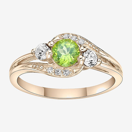 Click here for Womens Genuine Green Peridot 18K Gold Over Silver... prices