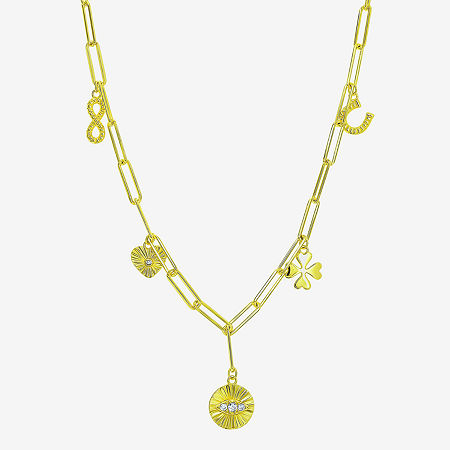 Click here for Womens 14K Gold Over Silver 18 Inch Link Chain Nec... prices