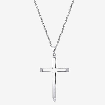 Click here for Religious Jewelry Cross Mens Sterling Silver Cross... prices
