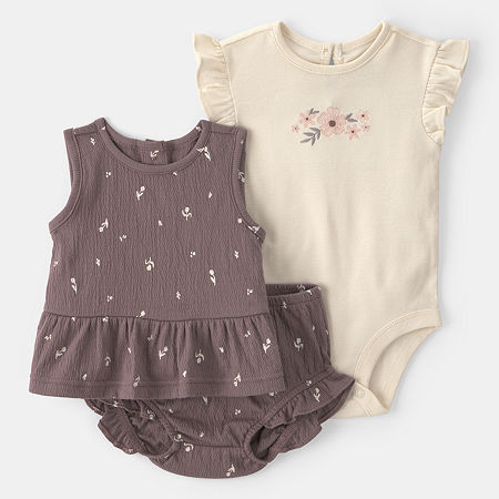 Click here for Carters Baby Girls Floral Top  Bodysuit & Shorts... prices