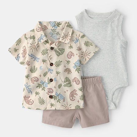 Click here for Carters Baby Boys Desert Short-Sleeve Top  Bodysui... prices