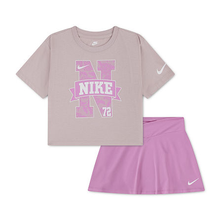 Click here for Nike Little Girls 2-pc. Skort Set  5  Pink prices