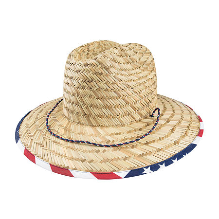 Click here for Totes Lifeguard Americana Straw Mens Safari Hat  O... prices